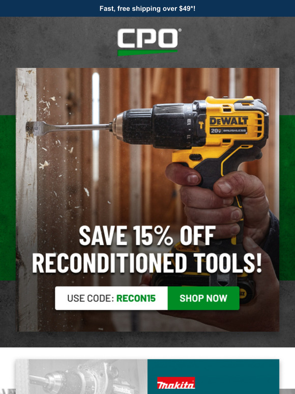 Tyler Tool: Get More for Less: Save 15% Off Reconditioned Tools Now ...