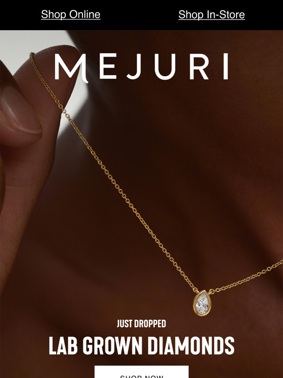Mejuri: Just Dropped: Fancy Cut Lab Grown Diamonds | Milled