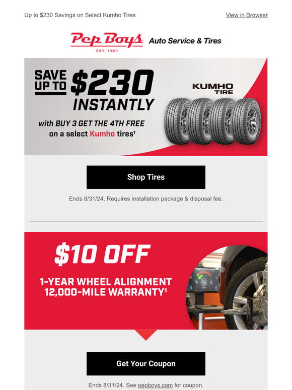 Pep Boys: ⚫Tire Replacement Made Easy⚫ | Milled