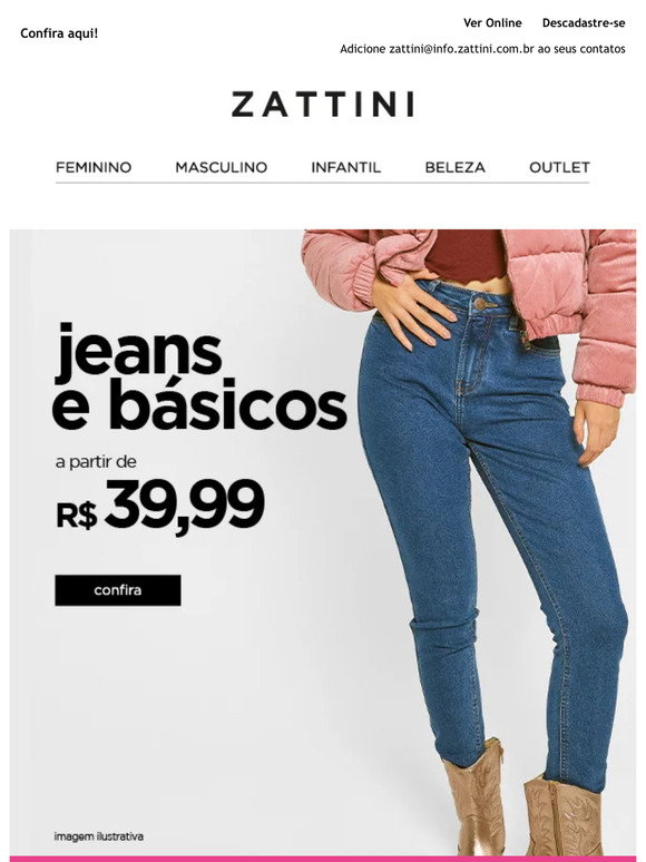 Zattini: Os basiquinhos que todo mundo precisa ️ Jeans e básicos a ...