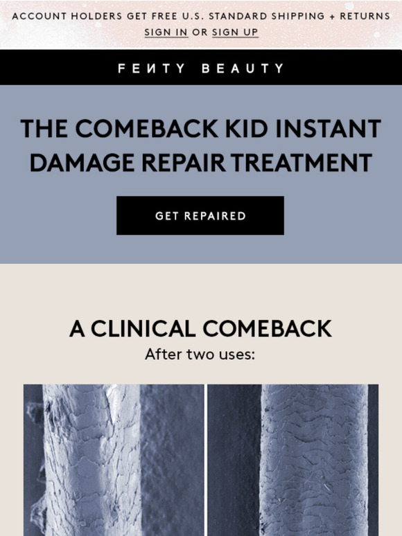 Fenty Beauty: 5 ⭐ bond-building hair repair | Milled