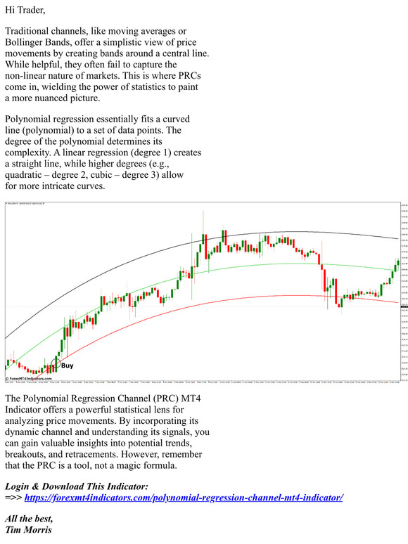 Forex MT4 Indicators: [Download] Polynomial Regression Channel MT4 ...