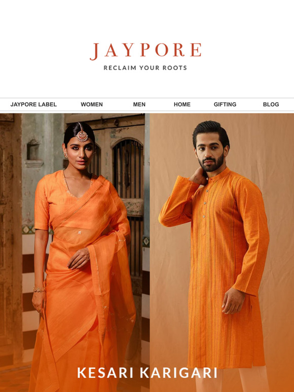 Jaypore: Spirit of Saffron: A Tribute to India's Heritage | Milled