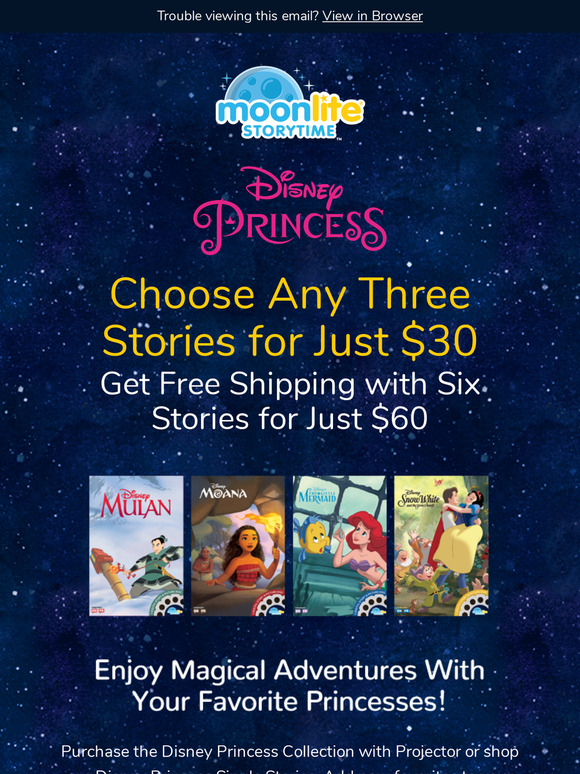 Moonlite: Make Storytime More Magical with our Disney Princess Stories ...
