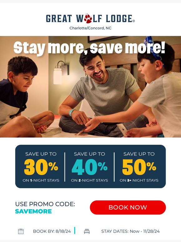 Great Wolf Lodge Email Newsletters: Shop Sales, Discounts, and Coupon Codes