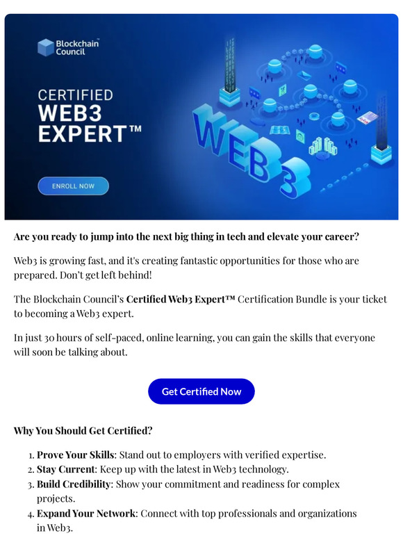 Blockchain Council: Get Certified with Our Web3 Bundle | Milled