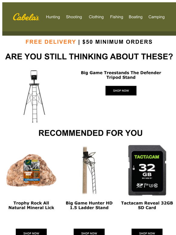 Cabelas We Noticed This Caught Your Eye Milled