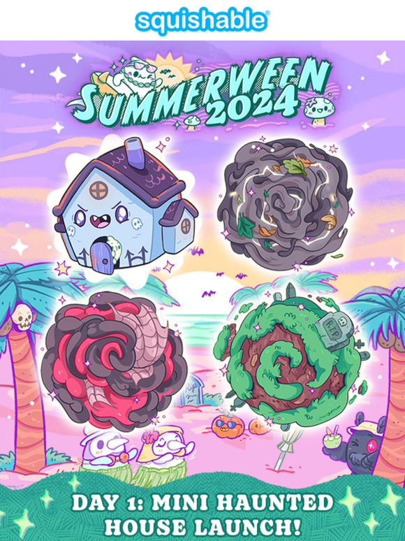 Squishable: Summerween 2024 Day 1! The Mini Haunted House! | Milled