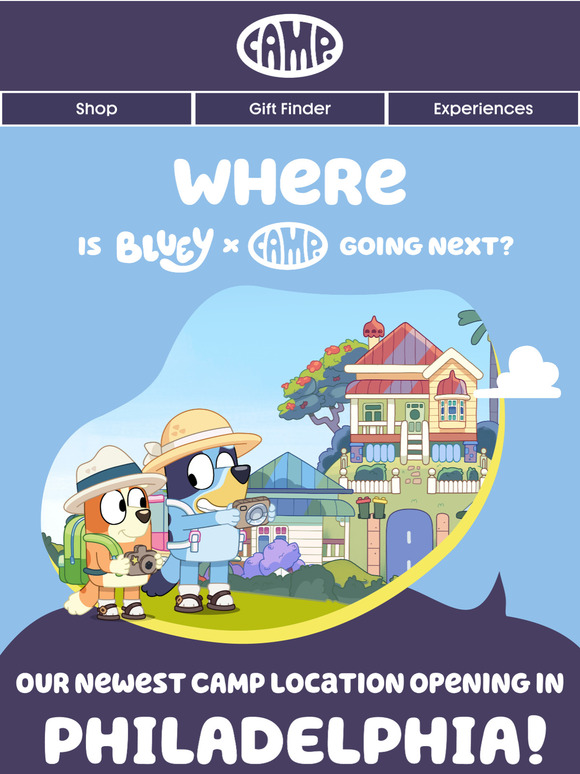 CAMP: Bluey x CAMP Is Coming To… | Milled