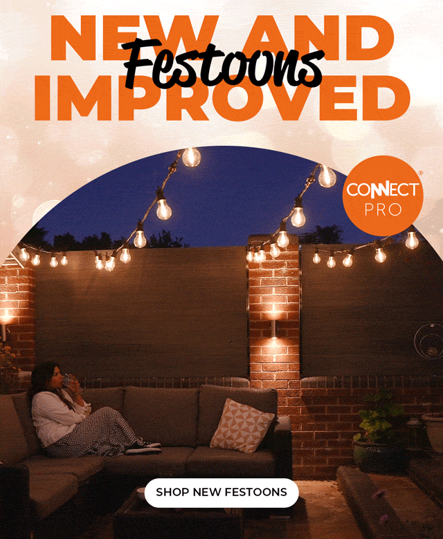 Festive Lights: New and improved ConnectPro® Festoons | Milled