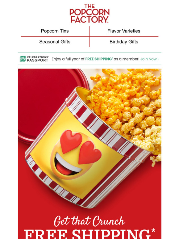 The Popcorn Factory: Win the day - any day - with tasty popcorn. | Milled