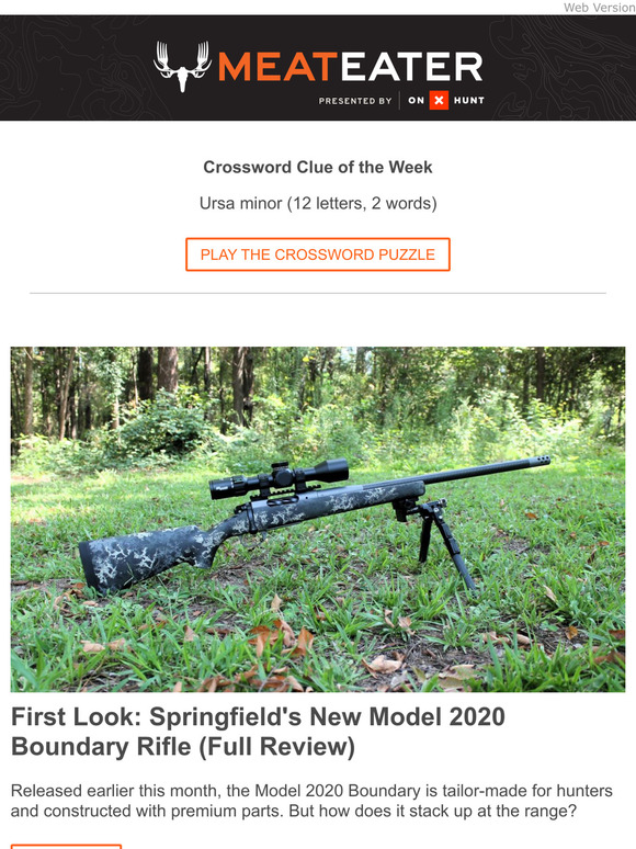 MeatEater: A First Look at Springfield’s New Rifle | Milled