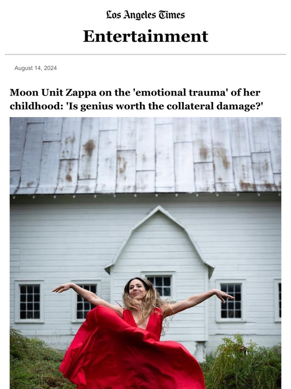 Los Angeles Times: Moon Unit Zappa on the 'emotional trauma' of her ...