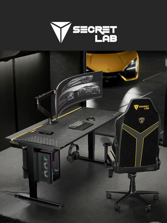 Secretlab: [NEW] Secretlab for Automobili Lamborghini Collection | Milled