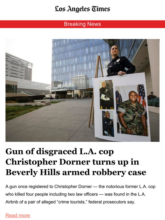 Los Angeles Times: Gun of disgraced L.A. cop Christopher Dorner turns ...