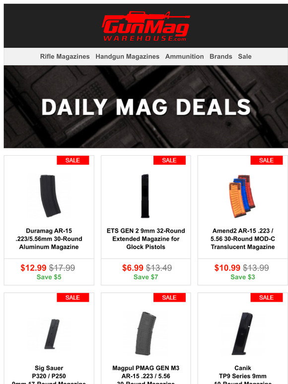 GunMag Warehouse: Stock Up On Your Favorite Mags | Duramag AR-15 30rd ...