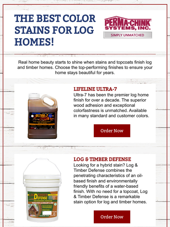 Perma-Chink Systems: Only The Best Color Options For Your Log Home | Milled