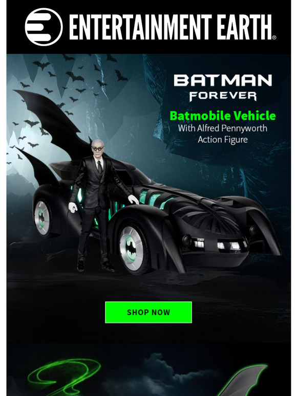 Entertainment Earth: Your Batmobile is Here - Alfred Included! 🕴️🦇 | Milled
