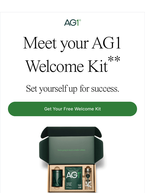 Athletic Greens: This free AG1 Welcome Kit could be yours | Milled