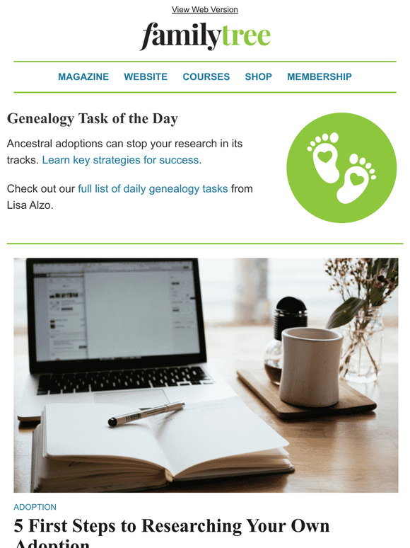 Family Tree Magazine: Adoption Research 101 | Milled