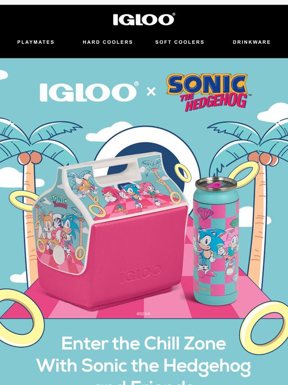 Igloo Coolers: Sonic the Hedgehog and Friends: Activate cooler mode!🔛 ...