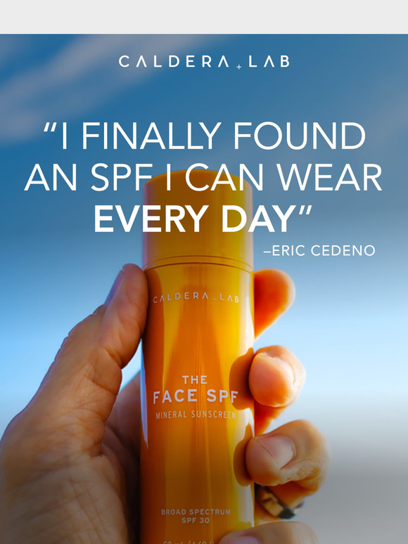 Caldera + Lab: "I Finally Found an SPF I Can Wear Every Day" | Milled