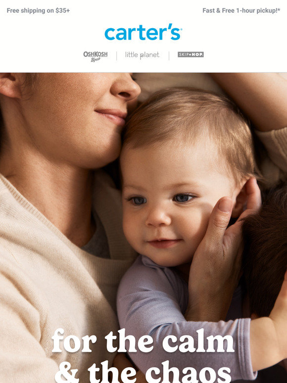 Carter's: Special delivery: New styles for the calm & the chaos 💙 | Milled