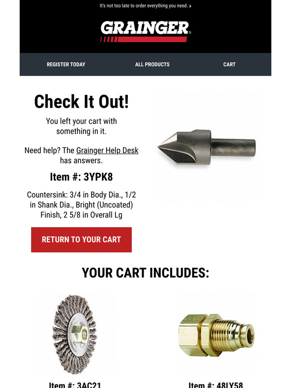 Grainger Email Newsletters: Shop Sales, Discounts, and Coupon Codes