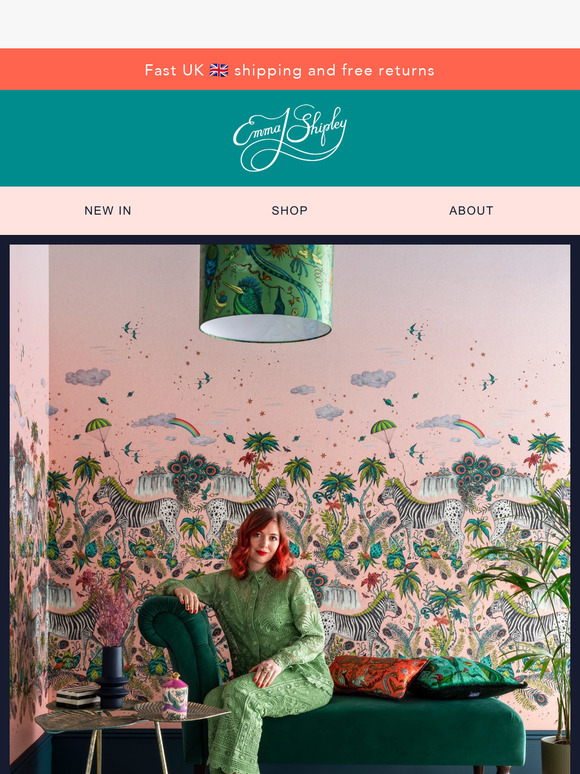 Emma J Shipley: 5 ways to style our wallpaper in your home | Milled