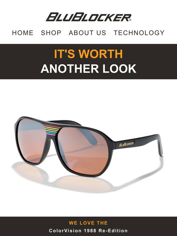 BluBlocker: Looking for "ColorVision 1988 Re-Edition"? 😎 | Milled