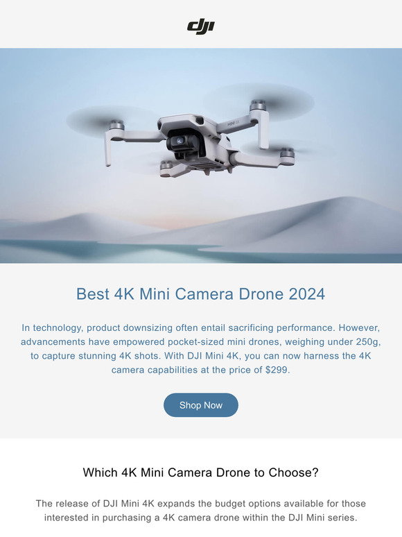 DJI: Best 4K Mini Camera Drones 2024 | Milled
