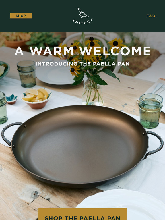 Smithey: Introducing the Paella Pan! | Milled