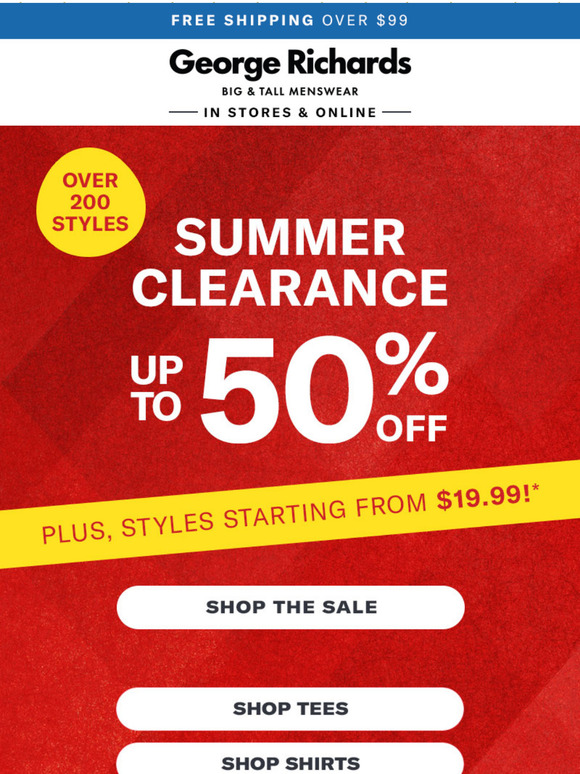 George Richards: Save Up To 50% On More Than 200 Styles! | Milled