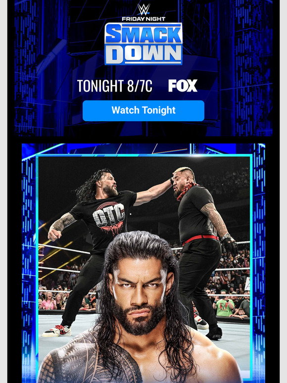 WWE Shop: SmackDown Preview: Roman Reigns returns AND Nia Jax's ...
