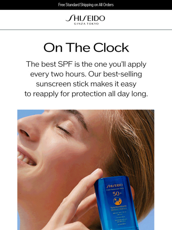 Shiseido: Portable & Functional?! It's The Clear Sunscreen Stick SPF 50 ...