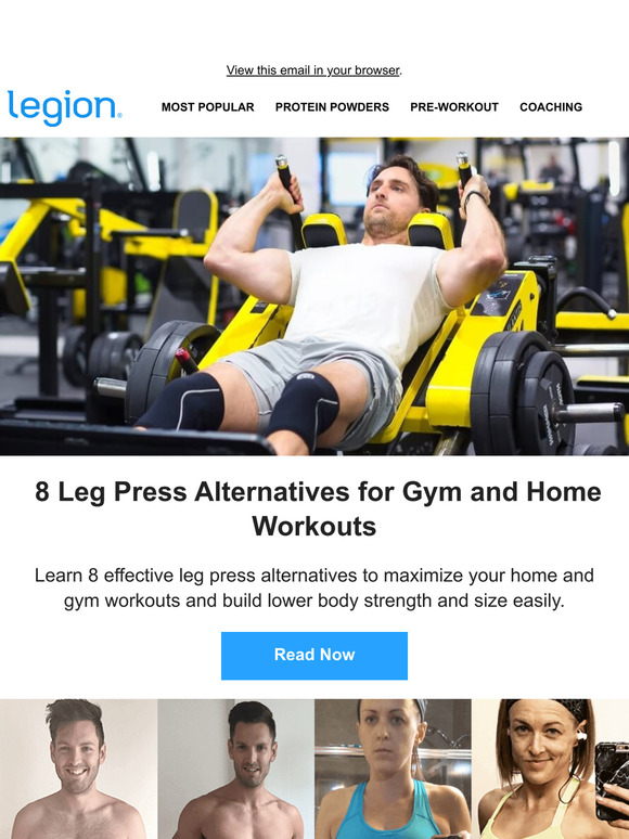 Legion: Top 8 leg press alternatives for bigger legs | Milled