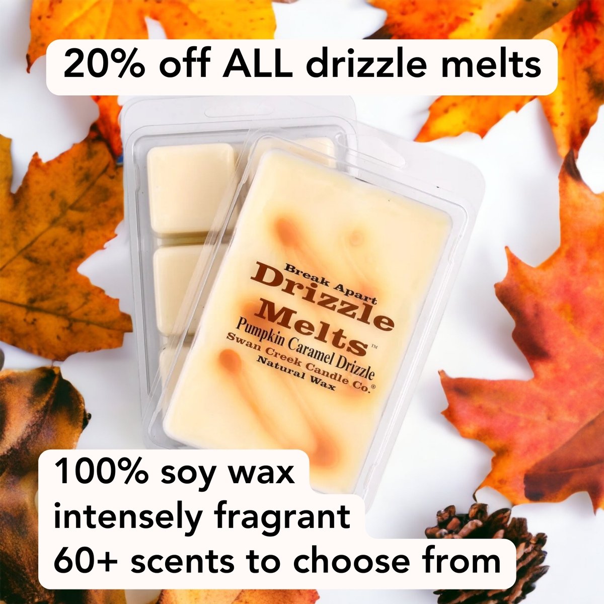 Cape Candle: 20% Off ALL Drizzle Melts + Soy Blend Candle Bundles | Milled