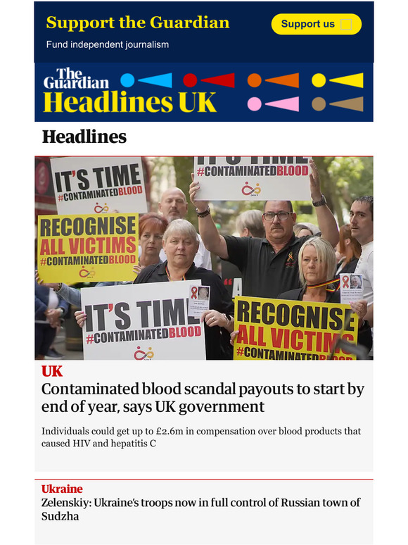 The Guardian: The Guardian Headlines: Five arrests made in death of ...