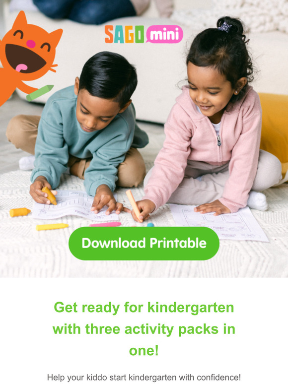 Sago Mini: Your ultimate back-to-school printable is here! ️🔢 | Milled