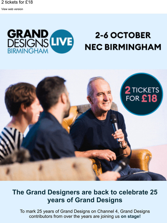 Grand Designs: The Grand Designers are back to celebrate 25 years of ...