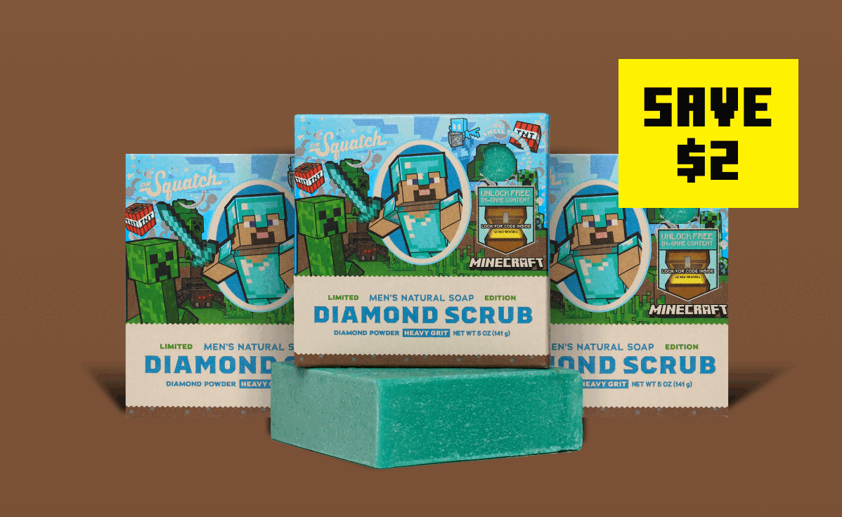 Dr. Squatch: Minecraft x Dr. Squatch is here | Milled