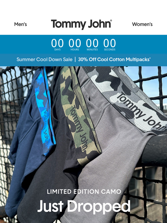 Tommy John: Conquer Comfort In NEW Limited Edition Camo | Milled