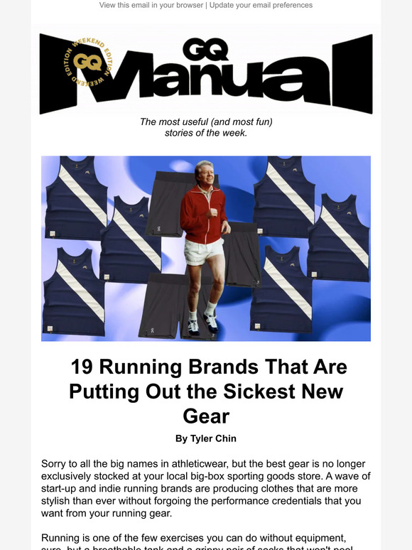 GQ: The Best Running Brands Are Built for Speed | Milled