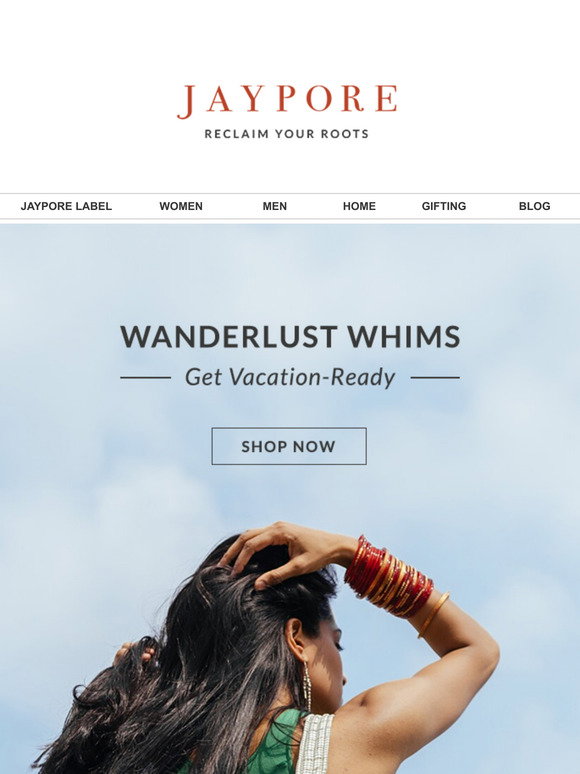 Jaypore: Jet-Set Essentials for Your Holiday Mood | Milled
