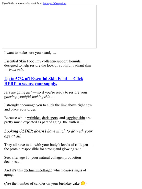 Activated You: 57% off Essential Skin Food Happening NOW! | Milled