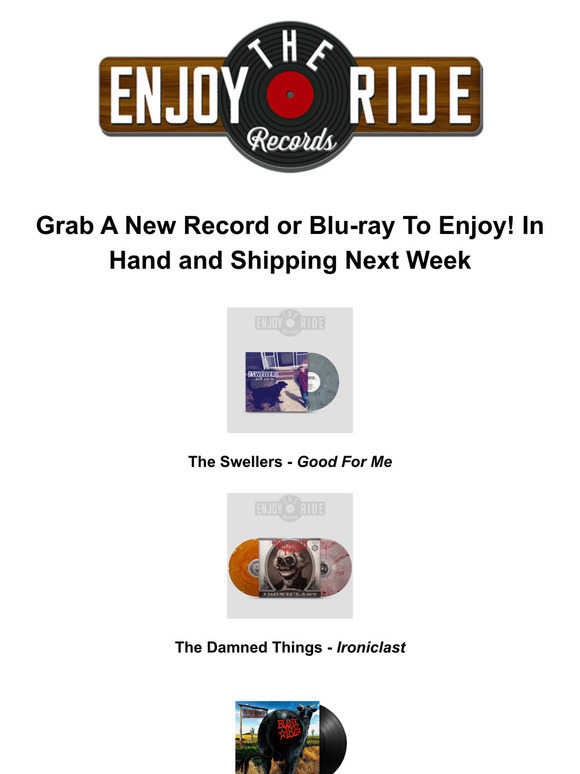 Enjoy The Ride Records: Blink-182, Tony Hawk, Hey Arnold, Barbie ...