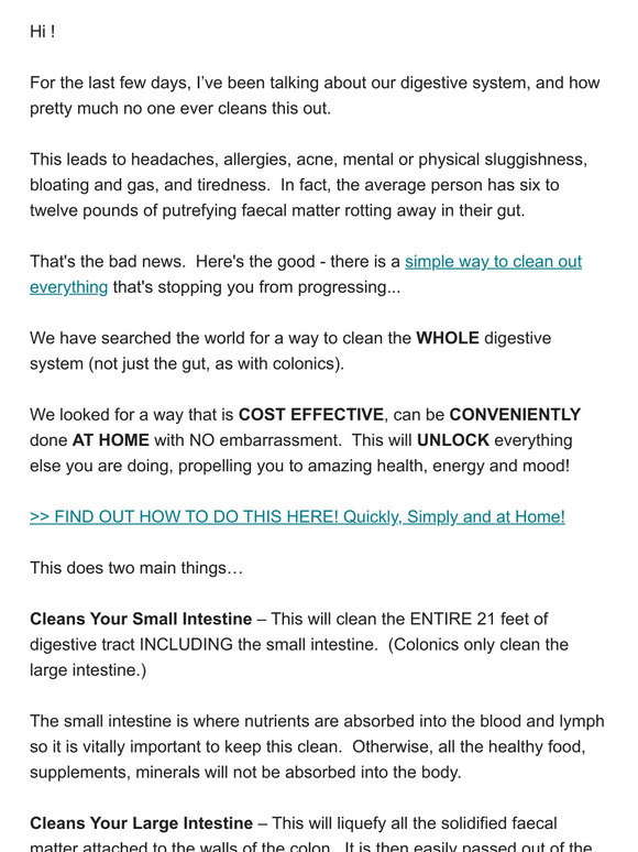Avocado Ninja: How to clean your whole digestive system at home, the ...