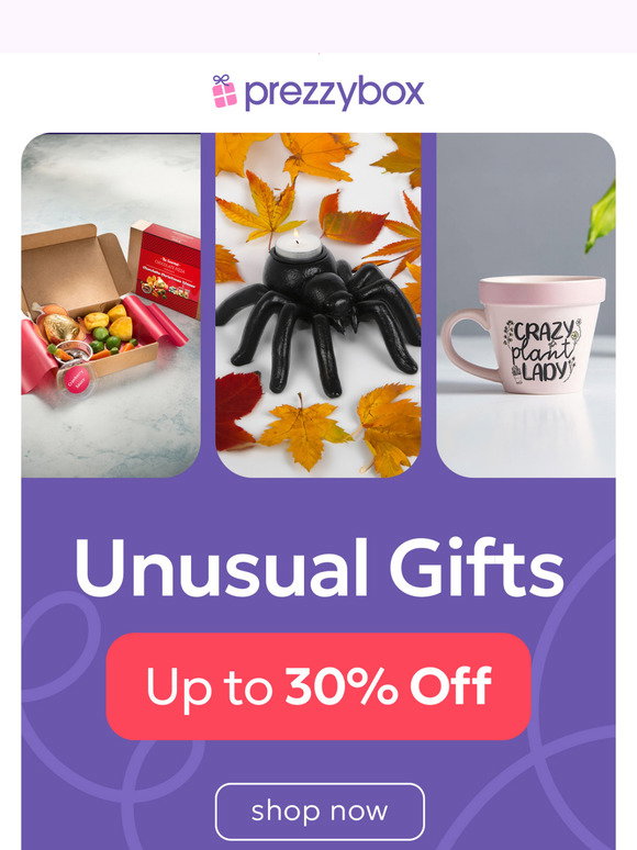 Prezzybox: Up To 30% Off Unusual Gifts! 😝 | Milled