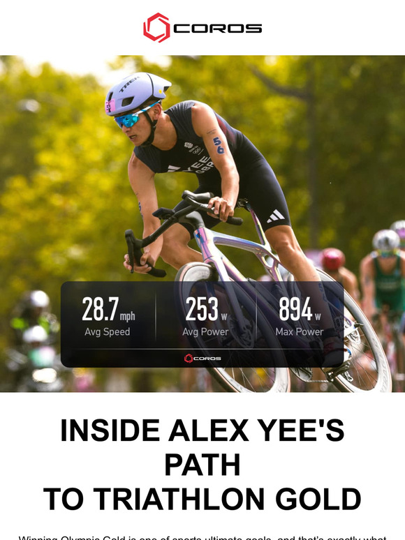 Coros: Inside the Data of Alex Yee's Path to Triathlon Gold | Milled