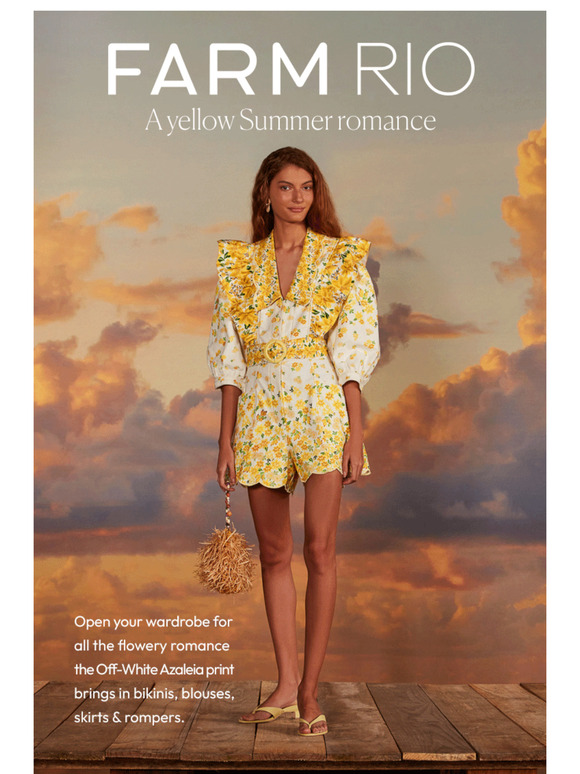 FARM Brasil: A yellow Summer romance | Milled
